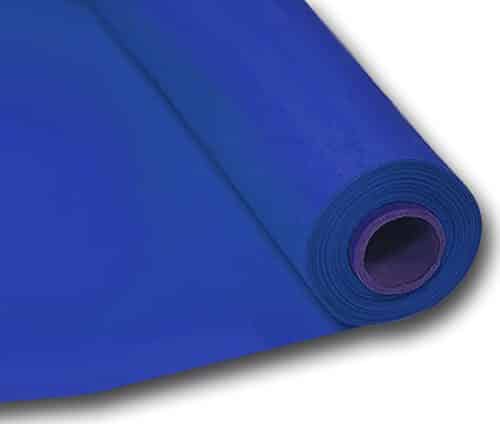 Royal Blue Banqueting Plastic Table Roll For Party Trestle Tables - 30m ...