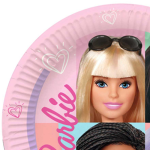 Barbie Party Paper Plates, Cups & Napkins - Next Day Delivery