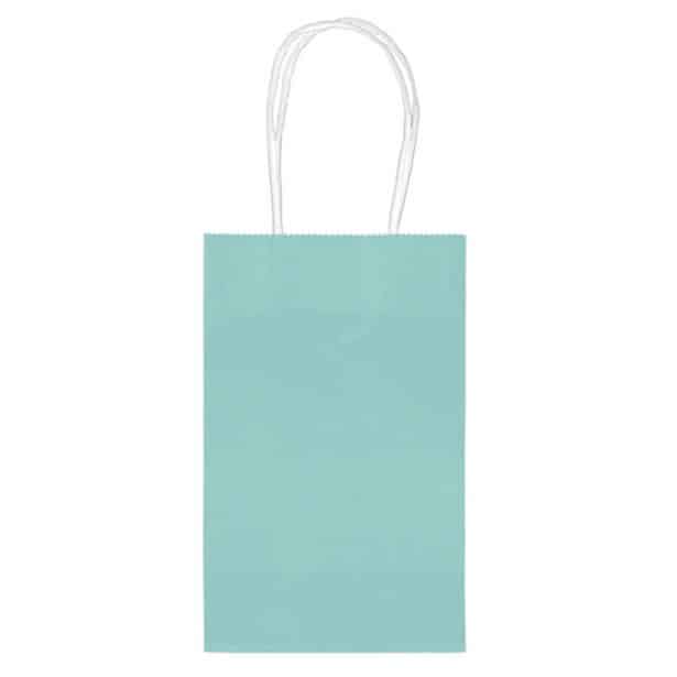 Robins Egg Blue Small Paper Party Bags - Next Day Delivery
