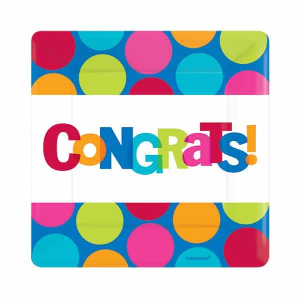 Congratulations - Party Supplies, Decorations - Party Shop, UK - Fun ...