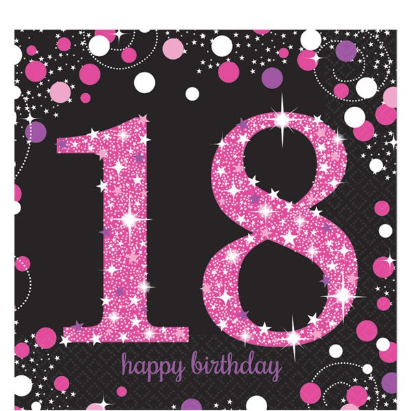 Pink Celebration 18th Birthday Party Decorations - Fun Party Supplies