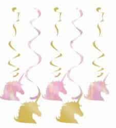 Unicorn Sparkle Party Dizzy Dangler Decorations - Fun Party Supplies