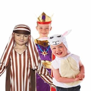 Children's Nativity Costumes, Mary, Donkey & Angels - Fun Party Supplies