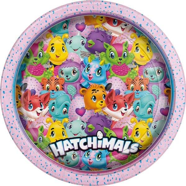 Hatchimals Party Decorations, Paper Plates, Cups & Napkins.