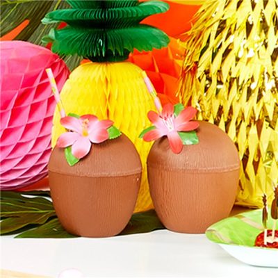 Coconut Cup - Reusable Plastic Coconut Cup