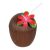 Coconut Cup - Reusable Plastic Coconut Cup