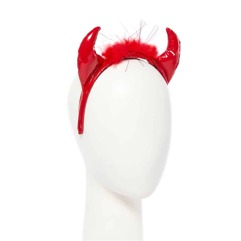 Fluffy Devil Horns Headband - Devil Costumes - Next Day Delivery