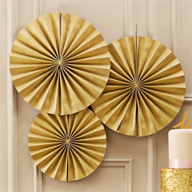 Buy Gold Party Decorations, Gold Coloured Party Decorations