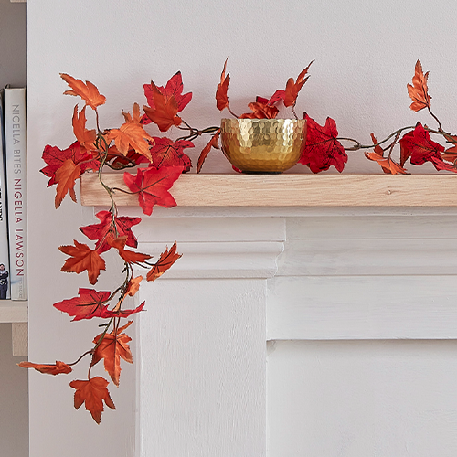 Autumn Leaf Garland & Bunting - Next Day Delivery