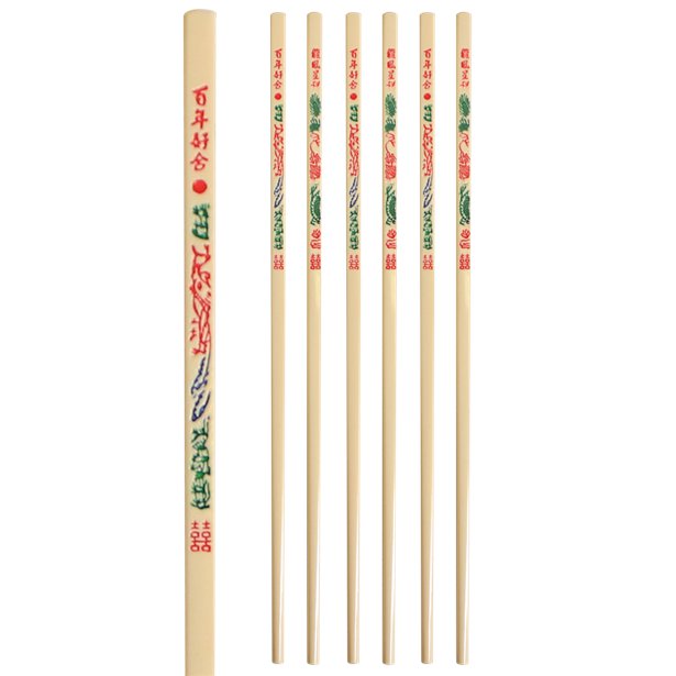 10 Pairs Chinese New Year Reusable Chopsticks, Chinese Napkins