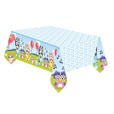 Bluey Party Paper Tablecover, Bluey & Bingo Tablecloth