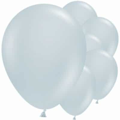Fog Grey Latex Balloons, Soft Grey Coloured Balloons