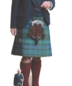 King Charles Kilt Lifesize Cardboard Cutout - Royal Family Decorations