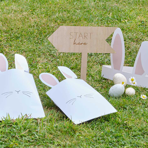 Hey Bunny Wooden Egg Hunt Kit, Easter Essentials